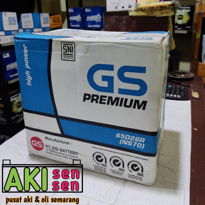 Jual accu aki basah mobil chevrolet captiva bensin aveo 12v 65ah gs astra - Kota Semarang - aki ...