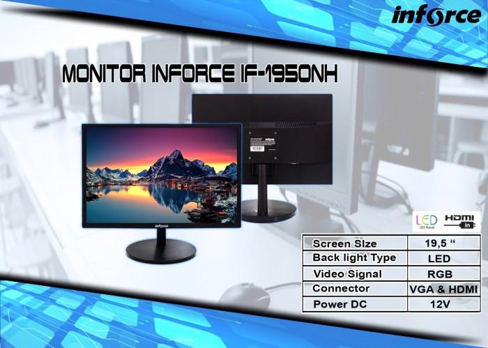 Jual MONITOR INFORCE LED 1950NH 19.5 20 19 inch inc - VGA + HDMI - Kota ...