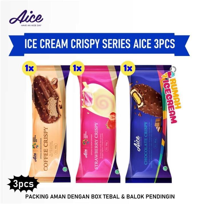 Promo Ice Cream Crispy Series AICE 3pcs - Jakarta Barat - Rumah Ice ...
