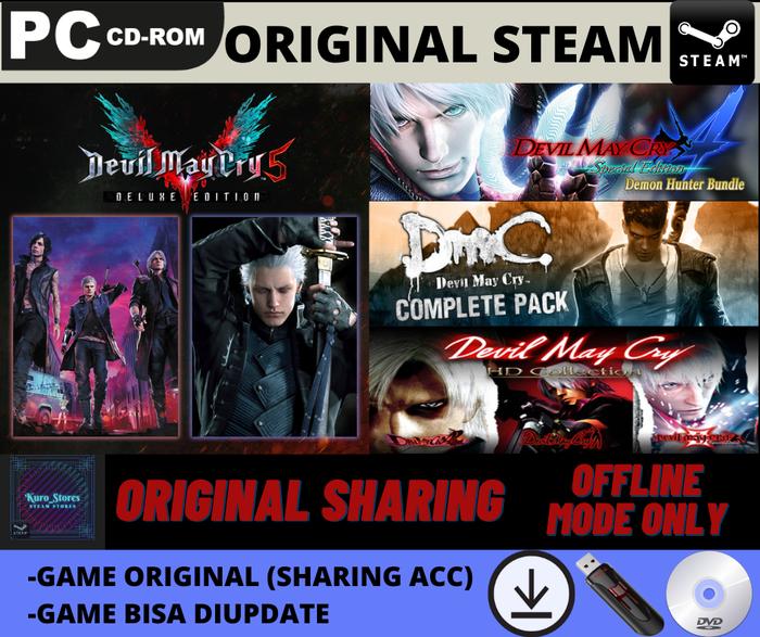 Promo Devil May Cry 5 + Complete Collection Steam Sharing Original PC ...
