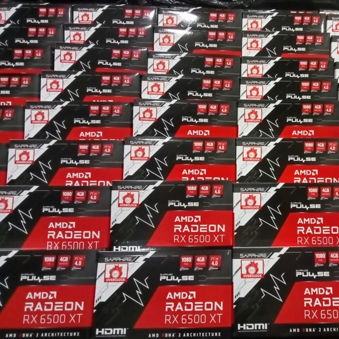 Jual SAPPHIRE PULSE AMD RADEON RX 6500 XT 6500XT RX6500XT 4GB DDR6 64 ...