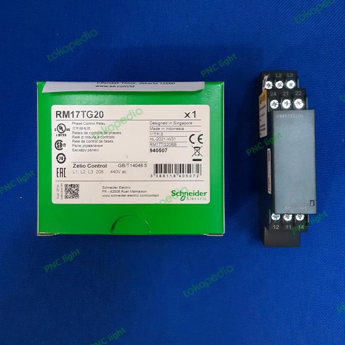 Jual SCHNEIDER RELAY ZELIO KONTROL FASA TYPE RM17TG20 - Jakarta Pusat ...