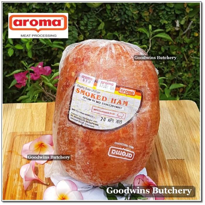 Jual 2.3kg pork smoked ham whole - ham babi utuh Aroma Bali frozen ...