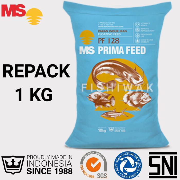 Jual Prima feed 128 1kg / PF 128 / Pakan indukan PF128 / Repack 1 kg ...