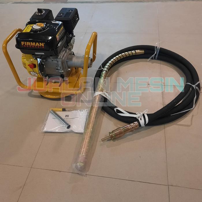 Jual Mesin Vibro Cor Beton Engine Bensin Firman Selang 45mm × 6m cor ...