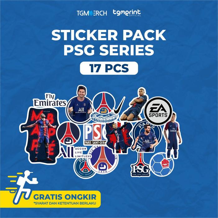 Jual Stiker Pack PSG Paris saint Germain Club| Murah - Kota Bekasi ...