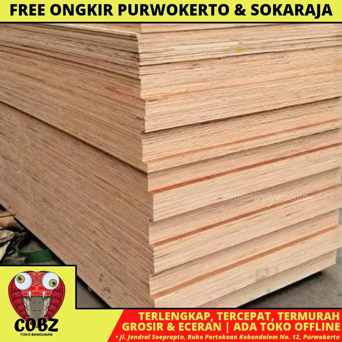 Jual 4 MM X 120 CM X 240 CM / KLI TRIPLEK MULTIPLEK PAPAN MERANTI FULL - Kab. Banyumas - COBZ ...
