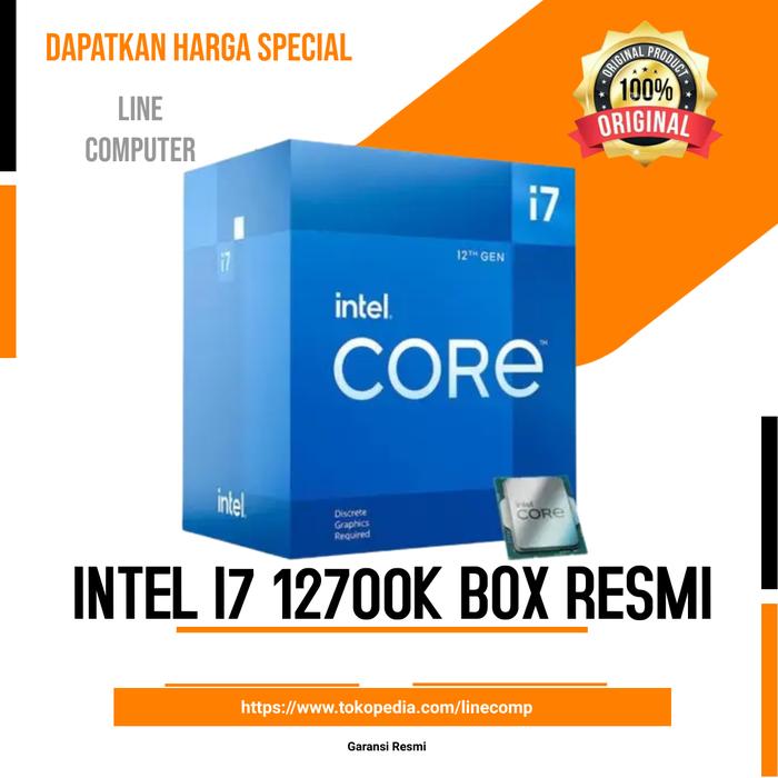 Promo Processor Intel Core I7 12700K Box Alder Lake Socket LGA 1700 ...