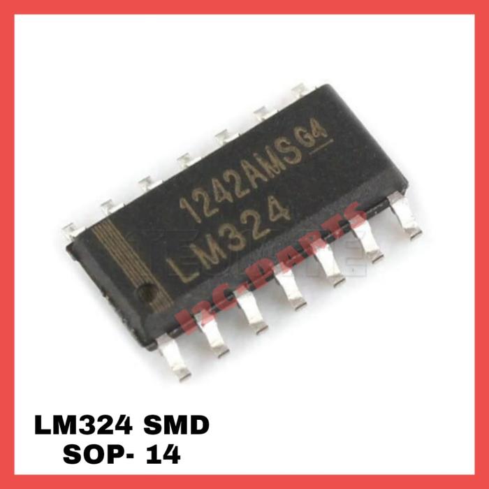 Jual LM324 SMD Operational Amplifier IC LM324DR LM324DT OpAmp SOP-14 Op ...