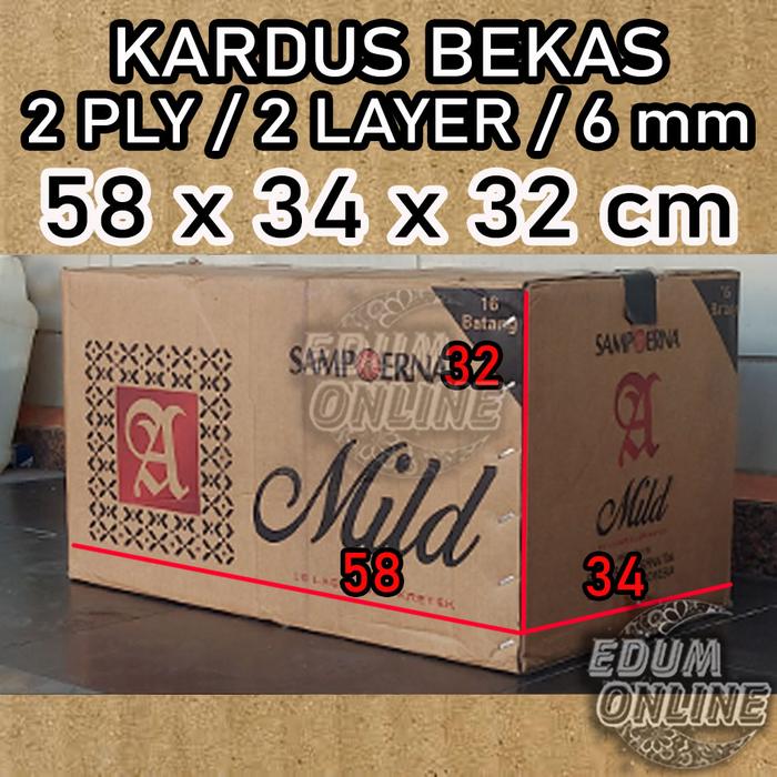Jual Kardus Packing Bekas Packaging Besar Pindahan Jumbo Dus Tebal EA000019 - MIRIP RKK 2 - Kota ...