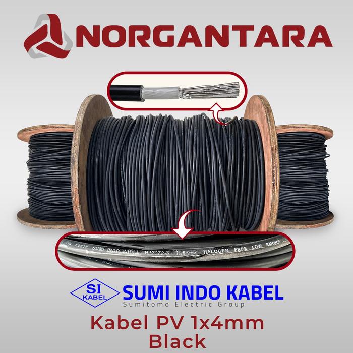 Jual Kabel PV 1x4mm² 10m Kabel panel surya 4mm² single core SUMITOMO ...