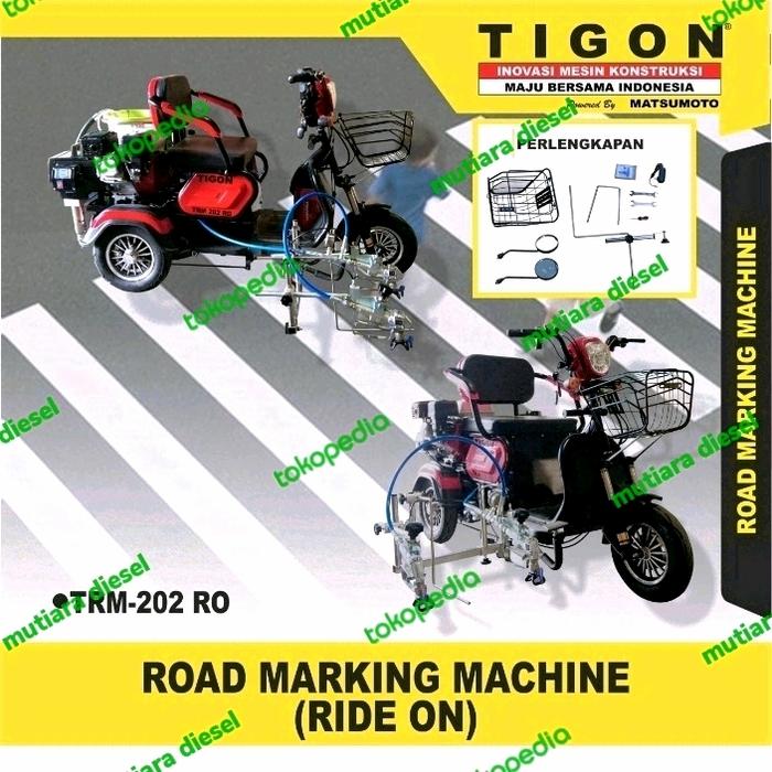 Jual Mesin Cat Marka Jalan / Alat Cat Jalan Tol Tigon TRM 202 RO ...