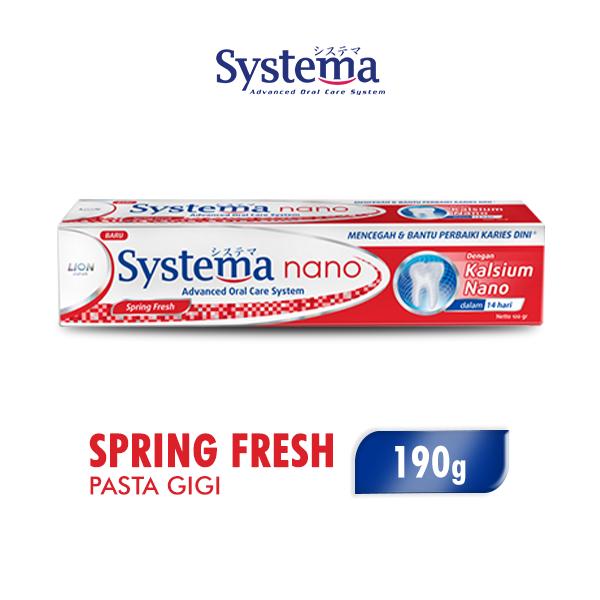 Promo Systema Pasta Gigi Menthol Breeze Tube 190g - Spring Fresh - Kab ...