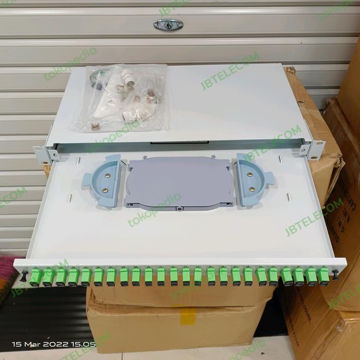 Jual otb 24 core SC apc lengkap pigtail / ODF 24 core lengkap tanpa ...