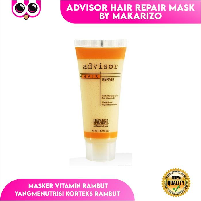 Jual [TUBE 45ML] ADVISOR HAIR REPAIR MASK BY MAKARIZO - Kota Surakarta ...