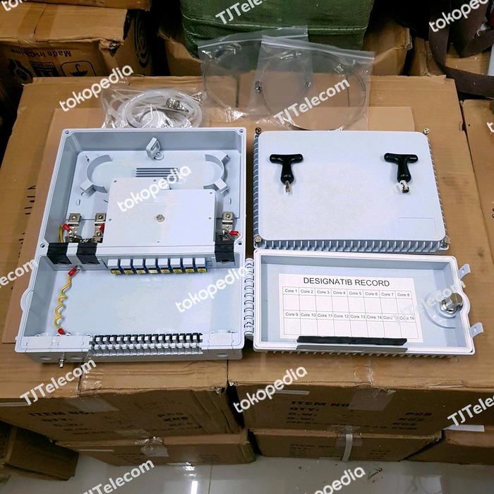 Jual odp solid 8 core lengkap spliter 1x8 / logo telkom - Jakarta Pusat ...