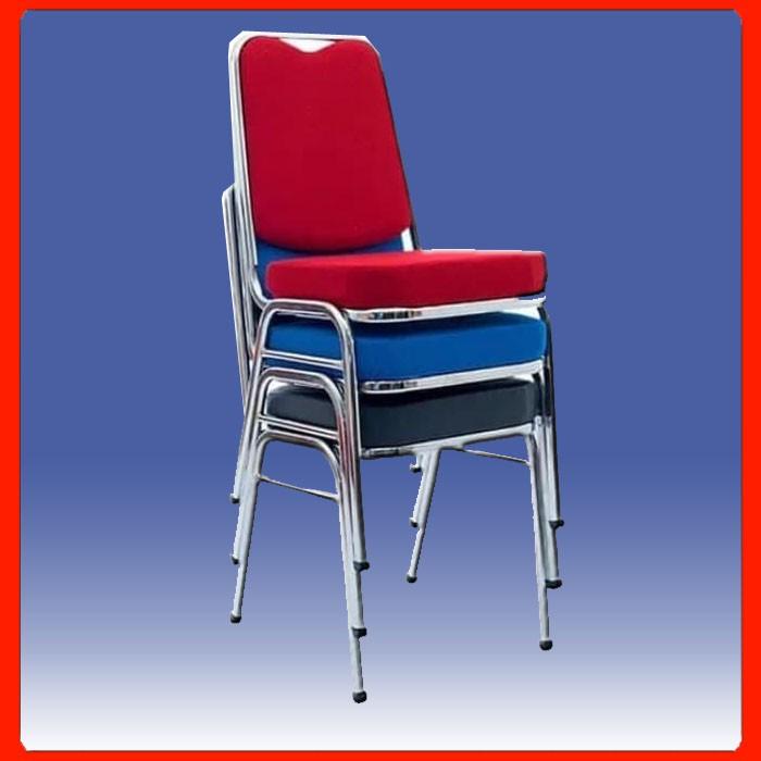 Jual kursi susun stainless undangan, kantor, ruang tunggu, restoran ...