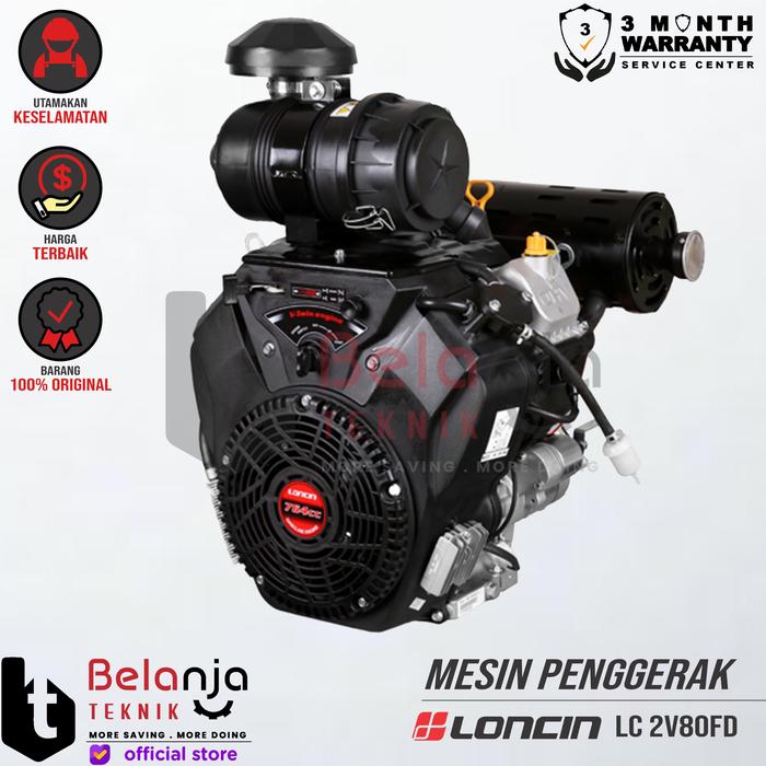 Promo Loncin Mesin Penggerak Bensin LC 2V80FD 26 HP Twin Engine ...