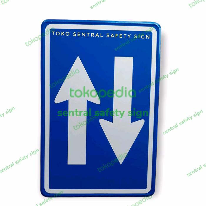 Jual Rambu Dua Arah - Jakarta Barat - sentral safety sign | Tokopedia