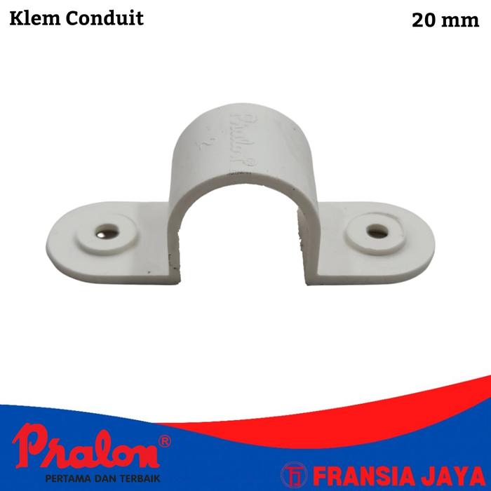 Jual Klem Pipa Conduit | Omega | PVC Conduit 20mm | 20 mm Pralon (per ...