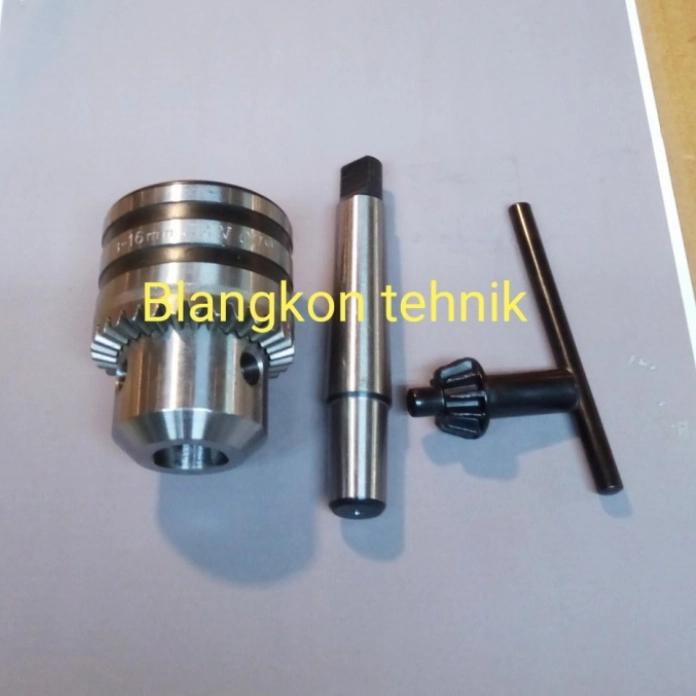 Jual CHUCK BOR KEPALA BOR MT2 16 MM UNTUK MESIN BUBUT / BOR DUDUK 16MM ...