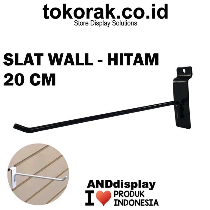 Jual SLAT WALL 20 CM TEBAL CANTOLAN DISPLAY HOOK / GANTUNGAN AKSESORIS ...