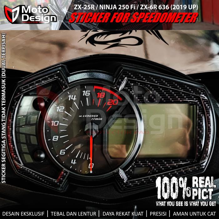 Jual Stiker Timbul Protector Pad Speedometer ZX25R Ninja Fi New ZX6R ...