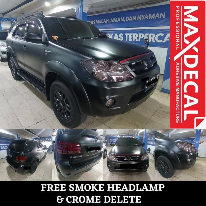 Jual Wrapping Sticker Mobil Full Body Black Satin Matt Maxdecal Premium ...