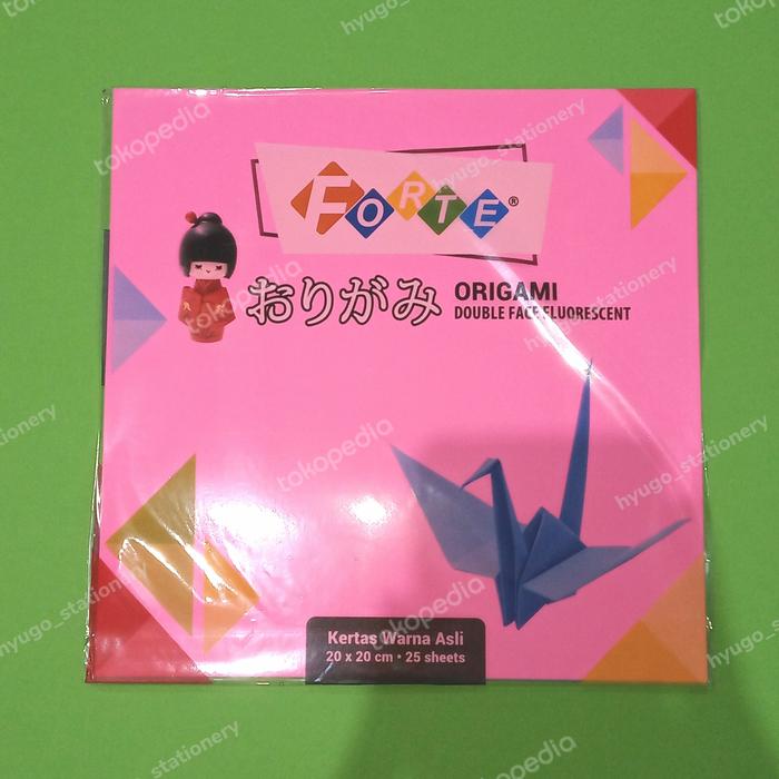 Jual Kertas Lipat Origami Forte 20x20 isi 25 lembar - Kota Tasikmalaya ...