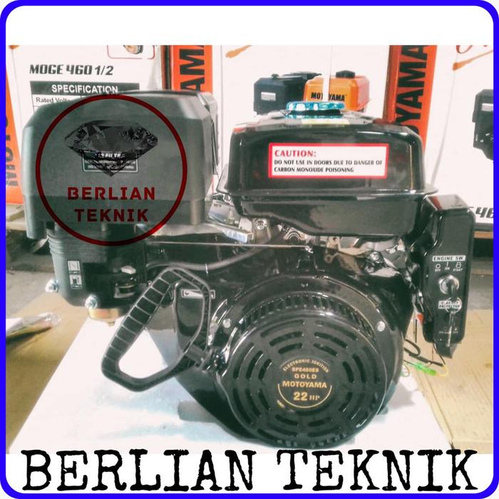 Jual Mesin Penggerak Bensin Engine Gasoline Motoyama 480 ES / 22 HP ...