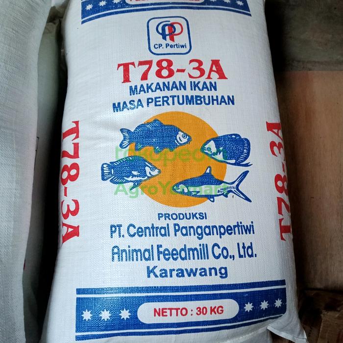 Jual PAKAN PELET IKAN "TURBO T78-3A" Gurame,Nila,Mas,Bandeng Paket 10 ...