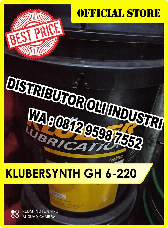 Jual KLUBERSYNTH GH 6-220 ( SYNTHETIC GEAR OIL - Ready Stock ) - Kota ...