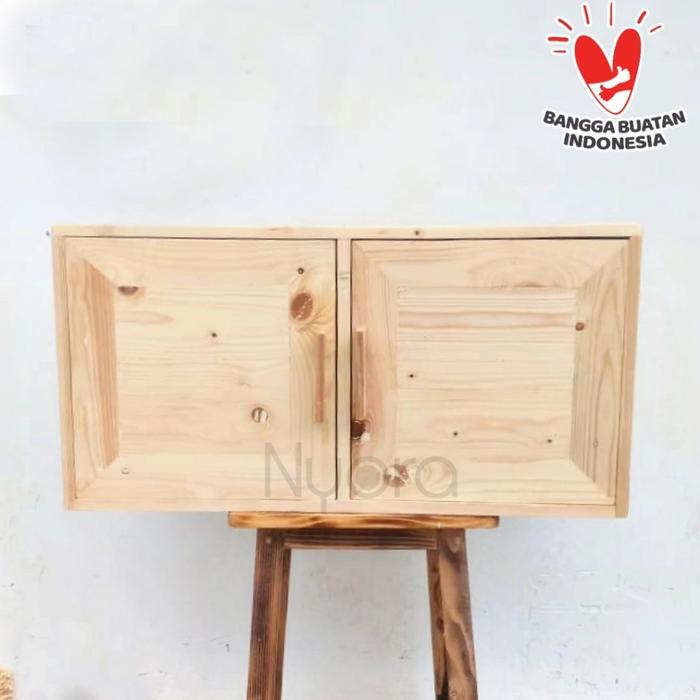 Jual Kotak / box kayu penyimpanan / lemari kecil kayu Pinus / jati ...
