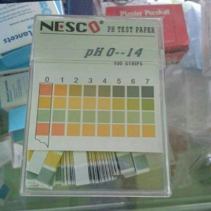 Jual Kertas PH Nesco / PH Paper / Lakmus Mengetahui Kadar Air (Asam ...