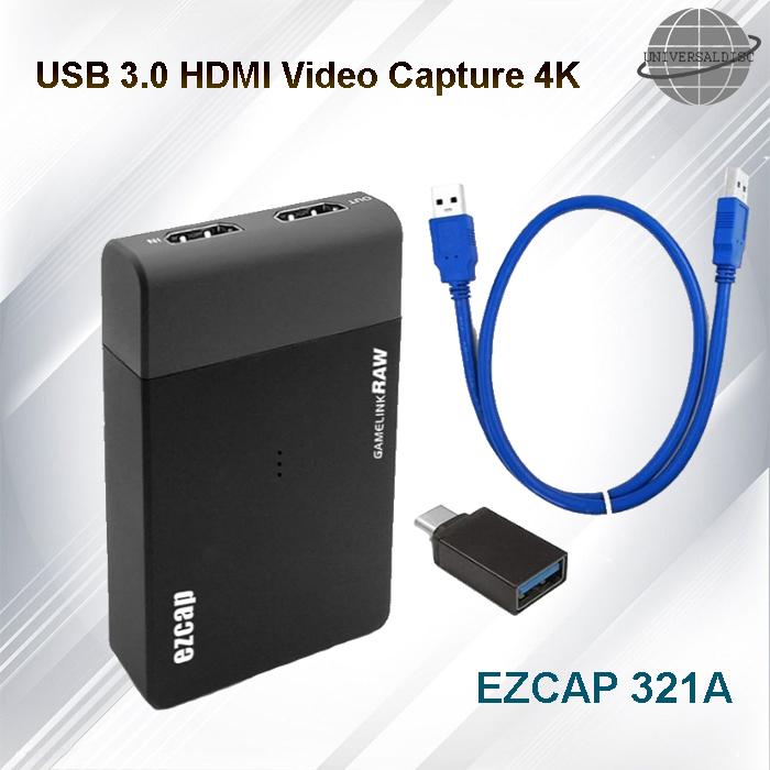 Jual EZCAP 321A USB 3.0 HDMI HD Video Capture GAMELINK RAW 4K EZCAP321A - Jakarta Pusat ...