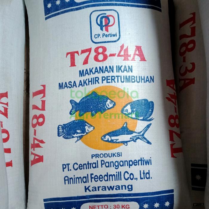 Jual PAKAN PELET IKAN "TURBO T78-4A" Gurame,Nila,Mas,Bandeng Kemasan ...