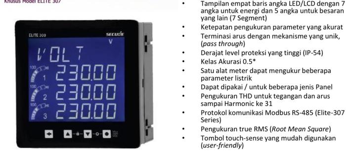 Jual Power Meter SECURE CEWE INSTRUMENT ELITE 307 setara PM2230 ...