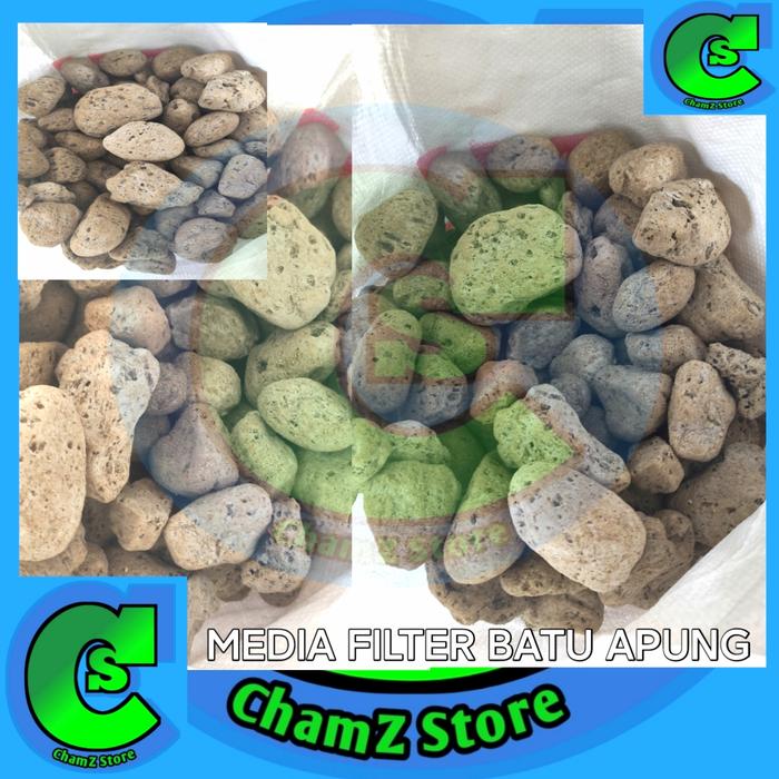Jual filter aquarium batu apung 1kg / filter kolam batu apung 1kg - Jakarta Timur - chamz Store ...