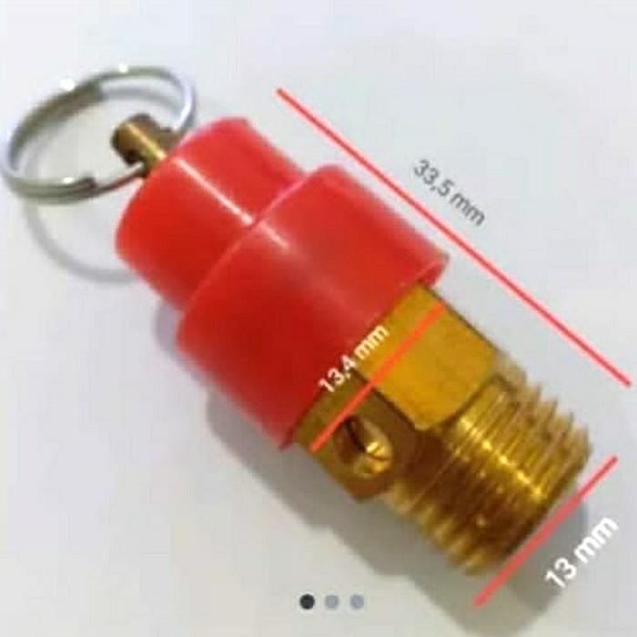 Jual Safety Valve Compressor 1/4 Inch / Katup Pengaman Kompressor 1/4 ...