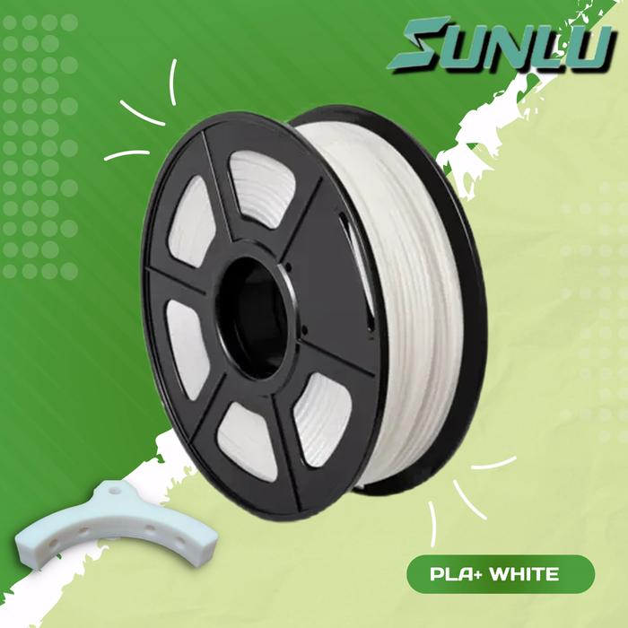 Jual Filamen 3D Printer Filament PLA+ 1.75mm 1kg - Putih - Sunlu - Kota ...