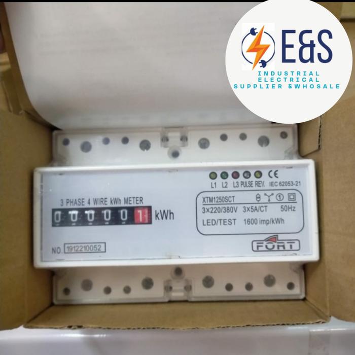 Jual Kwh Meter 3 Phase Fort XTM1250SCT Analog Via CT - Jakarta Barat - Electricalstore_89 ...
