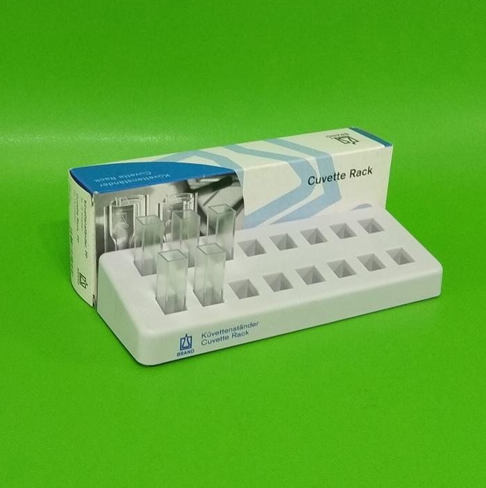 Jual RAK KUVET PP, Grey for standard 10mm path length Cuvette Rack ...