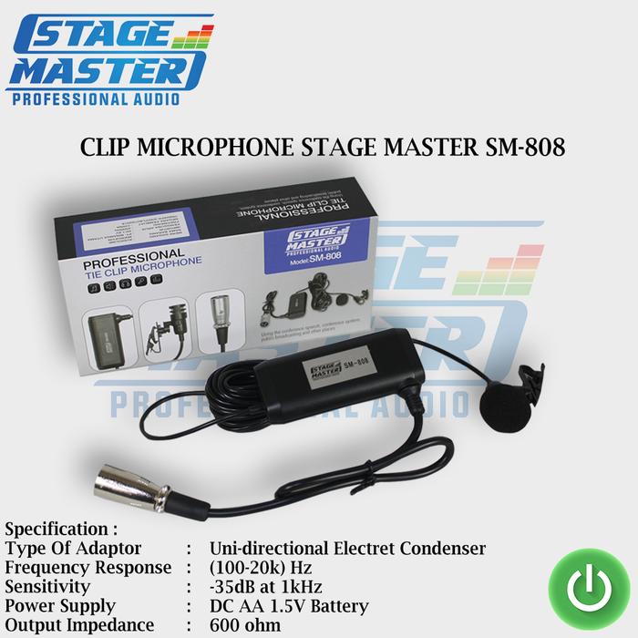 Promo Mic Stage Master SM 808 Clip ON Port Canon - Jakarta Barat - Pro ...