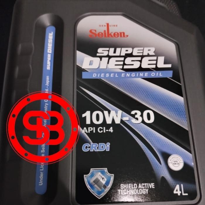 Jual OLI Mesin SEIKEN DIESEL 10W-30 Kemasan 4 LITER - Kota Surabaya ...