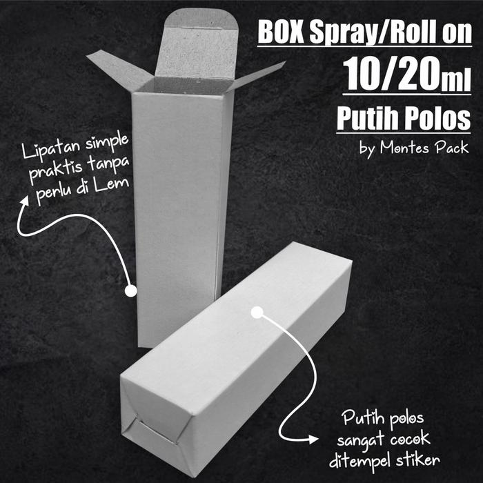 Jual Roll on Box POLOS / Kemasan parfum / packaging botol 10ml / Spray ...