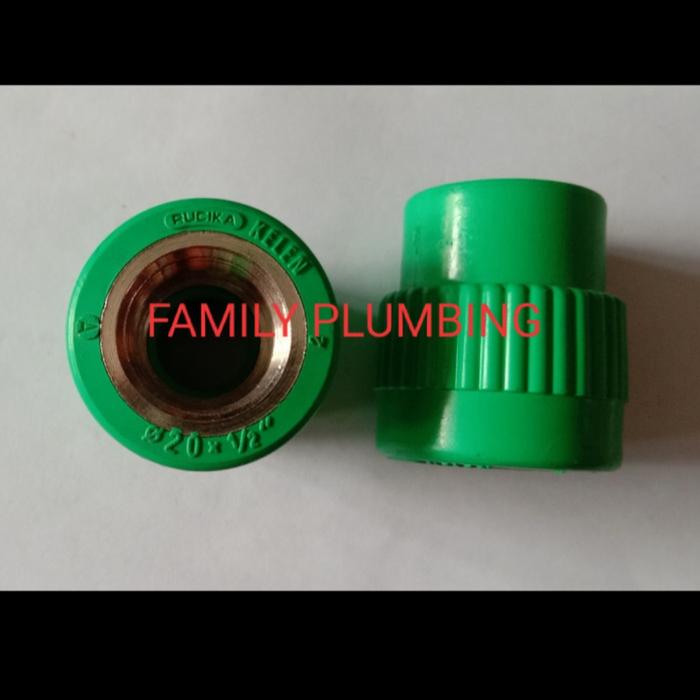 Jual SOCK DRAT DALAM SDD FEMALE THREAD JOINT PPR 75 75mm 21/2" RUCIKA ...