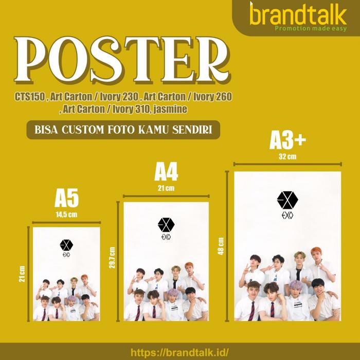 Jual CETAK POSTER IDOL / KPOP/ DRAMA / BEBAS - BERBAGAI UKURAN DAN ...