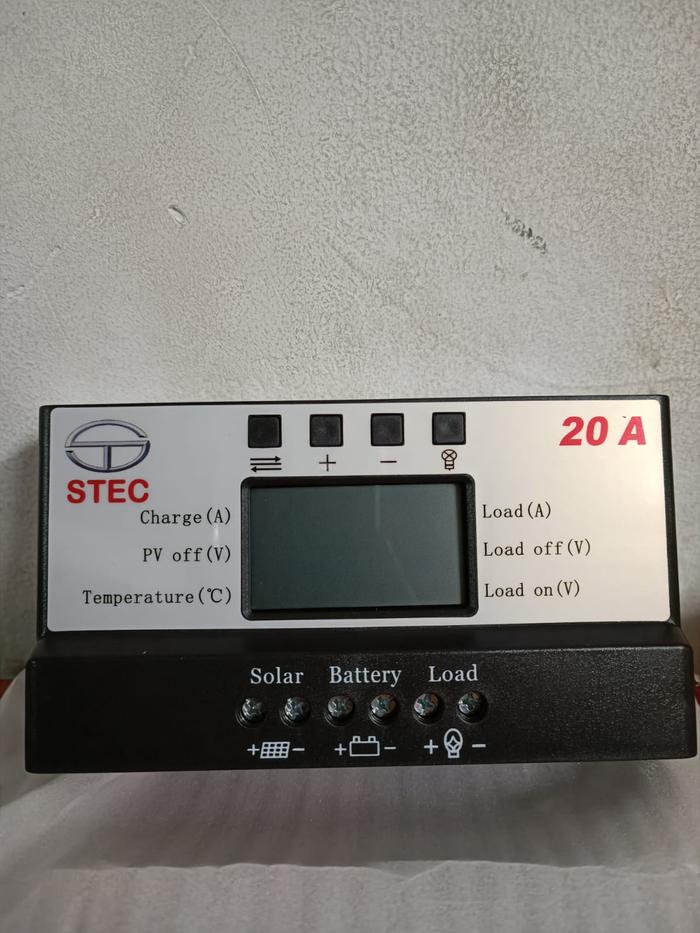 Jual Solar Charge Controller 20A STEC 12/24V Digital Display - Jakarta ...
