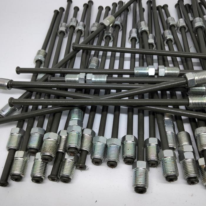 Jual pipa rem besi,selang rem besi universal 20cm nepel 10 lobang 5 mm ...