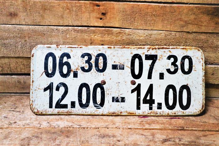 Jual Plat Sign Jadul Rambu rambu jam melintas - Kota Surabaya ...